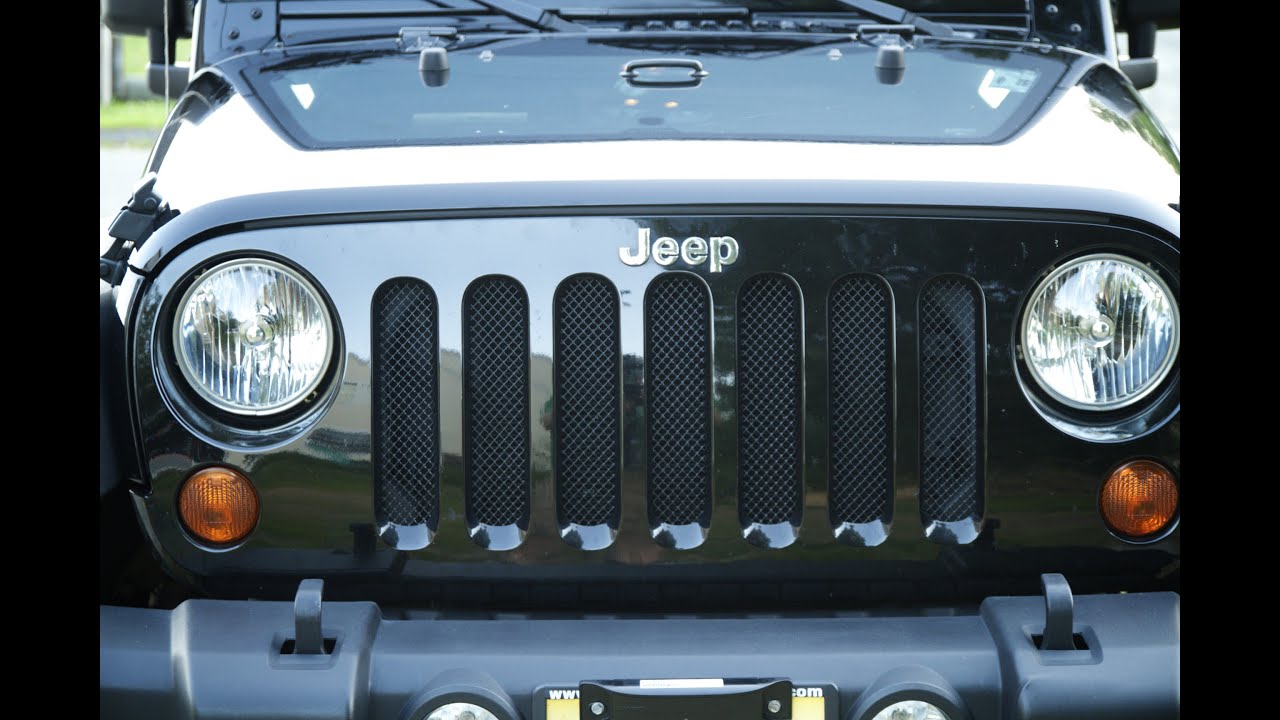 DIY Wrangler Mesh Grill Guards for about $10 - YouTube