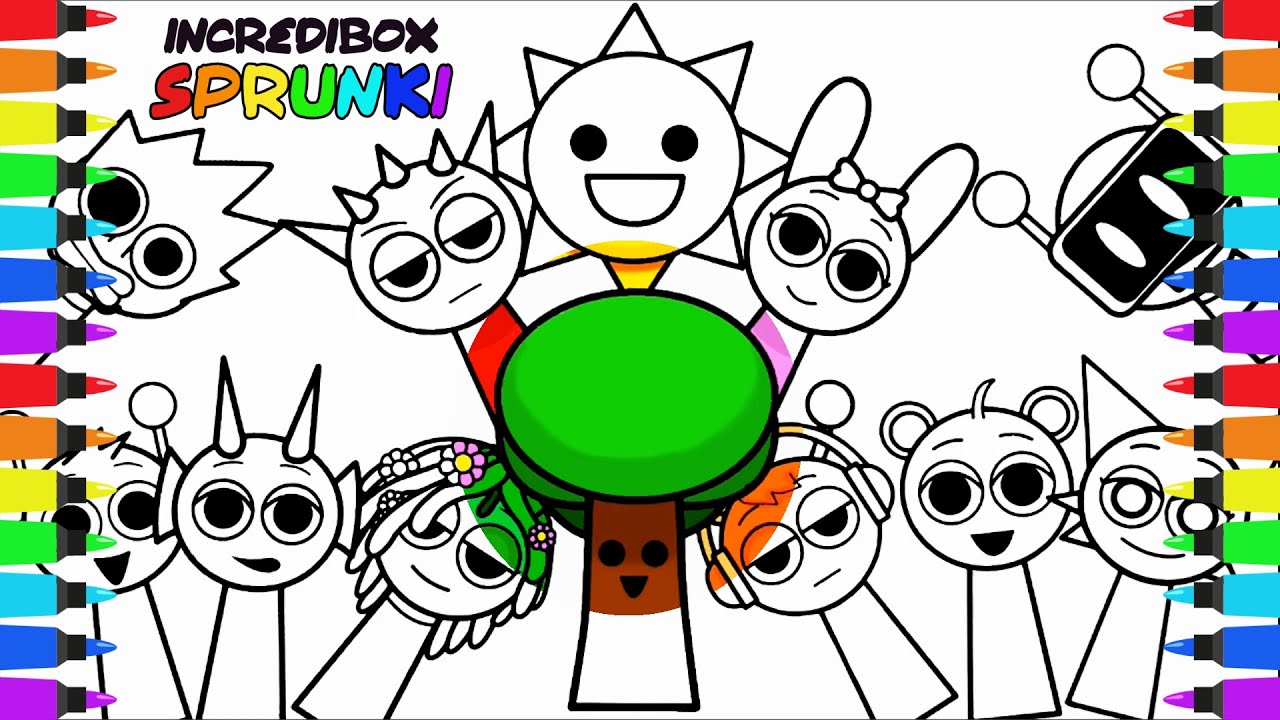 Incredibox Sprunki Coloring Pages/How to Color Sprunki Original ...