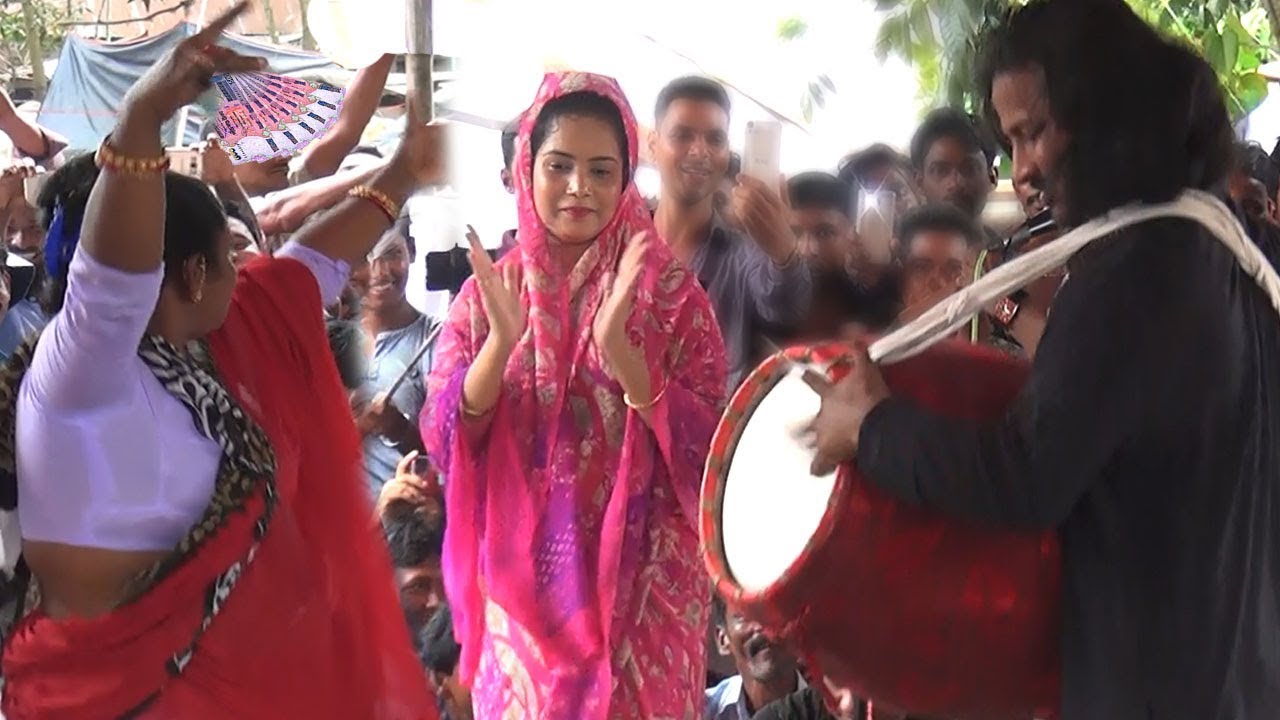 বেদে পাড়ায় বাউল গানের বেদের নাচ ঢুলির সাথে মুক্তা। কলিজা তে দাগ ...