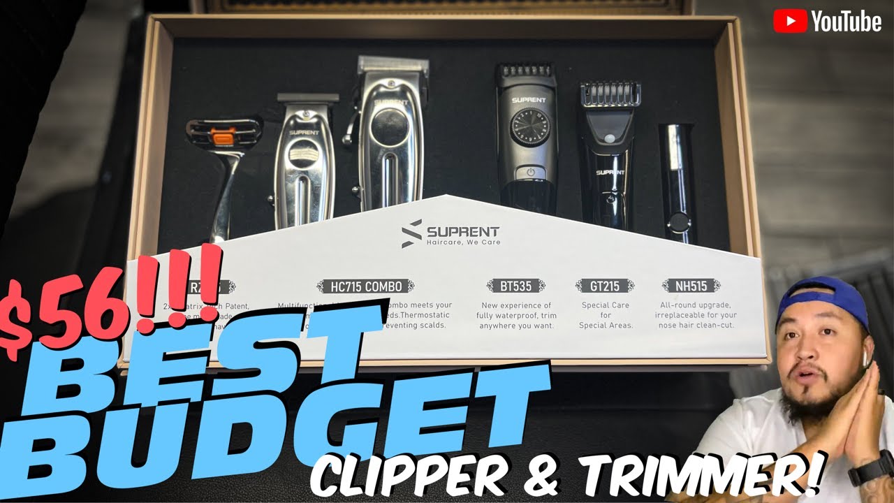 SUPRENT CLIPPER & TRIMMER COMBO | HC715 Unboxing & Review - YouTube