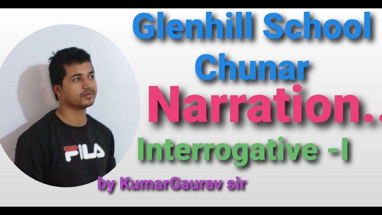 Class -IX , Topic:Narration (Interrogative-I) - YouTube