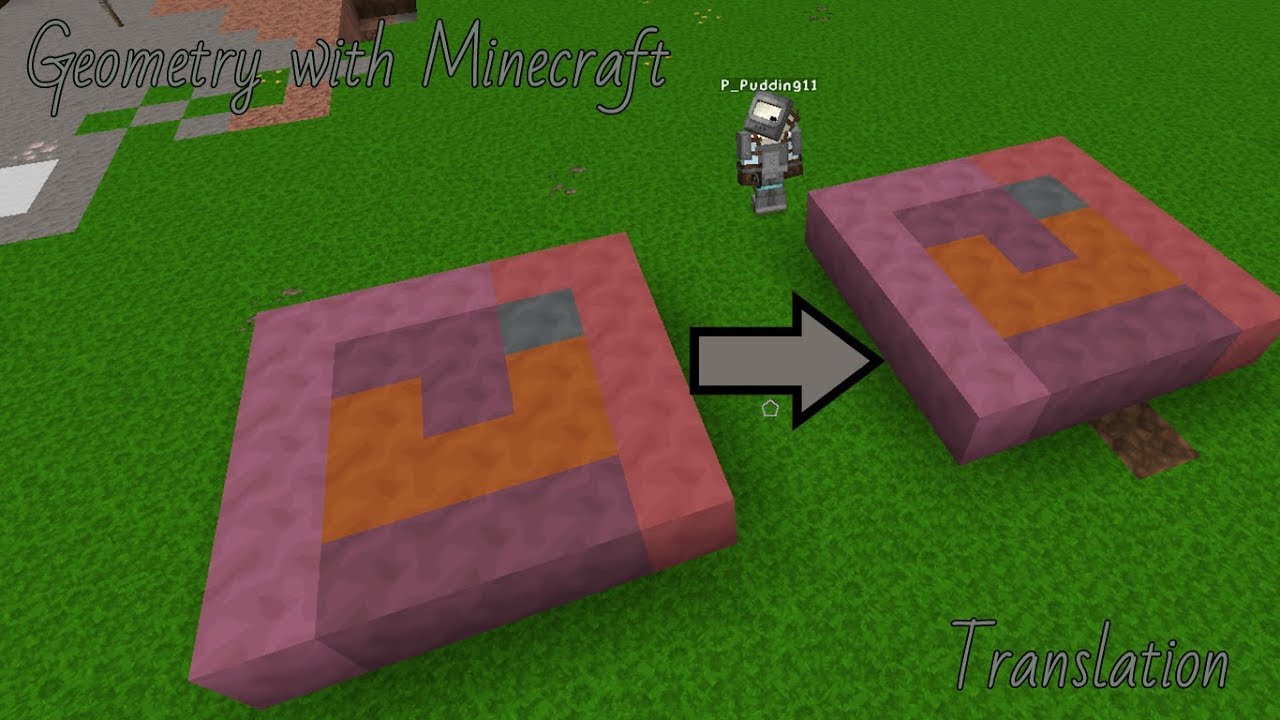 Learn Geometry with Minecraft - Translation - YouTube