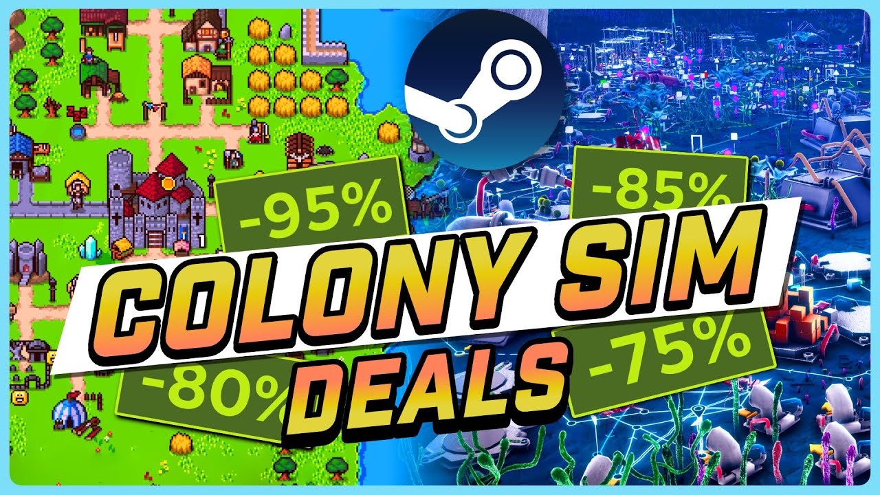 I Found the 10 BEST Colony Sims This Sale! - YouTube