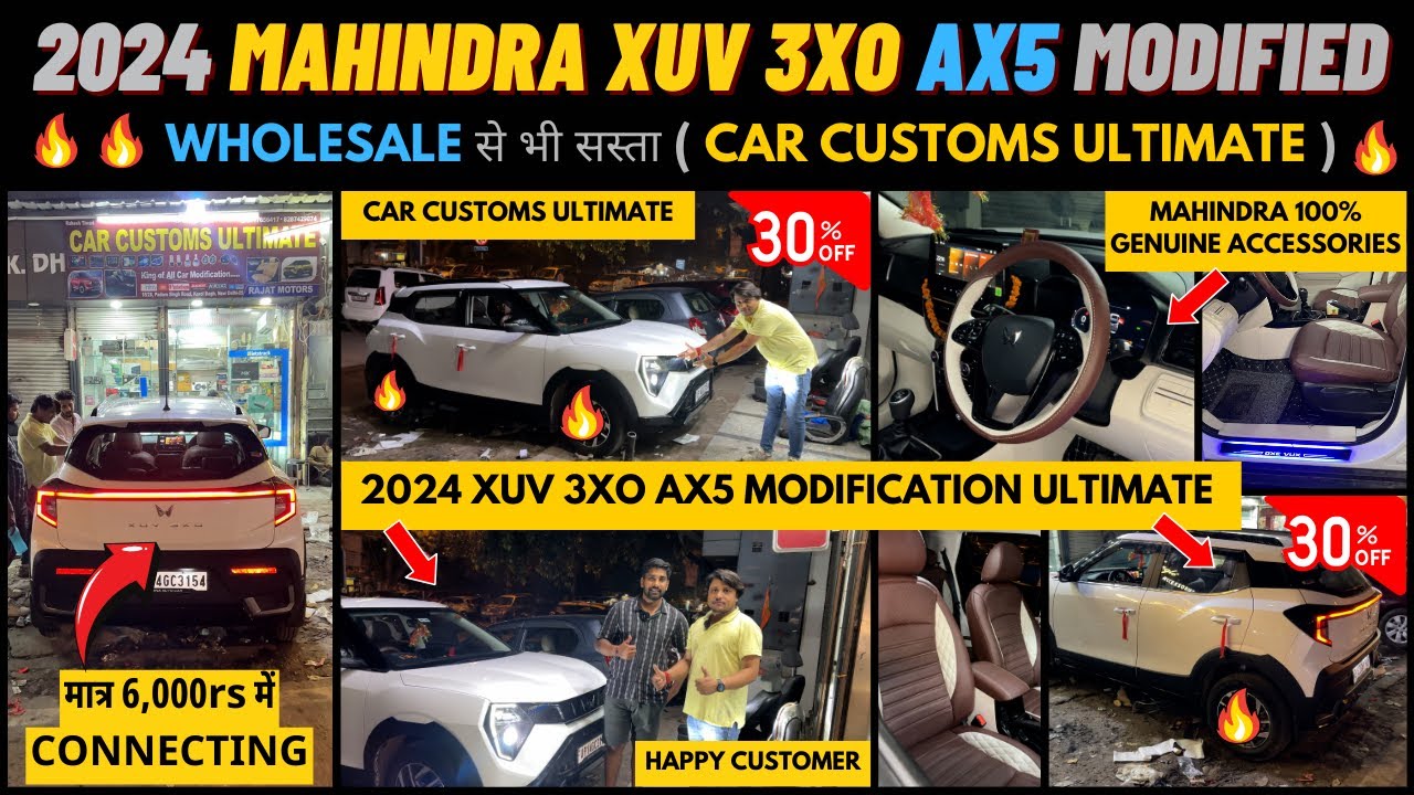Mahindra xuv 3xo modified AX5 Modified 3x0 xuv 3xo modified mx3 ...
