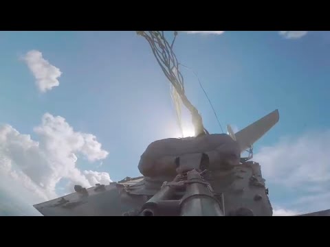 Russia MOD - BTR-MDM Shell Airborne Infantry Carrier Vehicle Air Drop With Soldiers Inside [1080p]