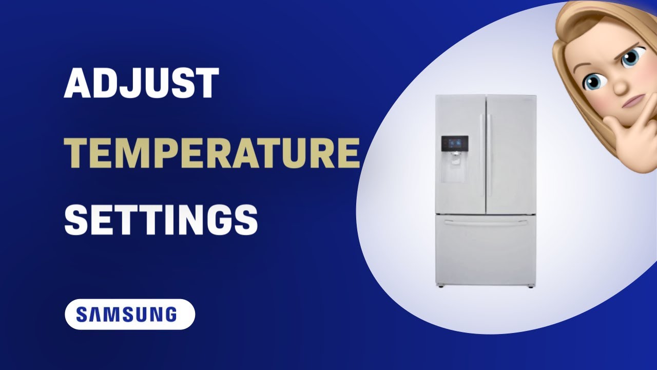 How to Adjust Temperature Settings on Samsung RF263BEAEWW Fridge - YouTube