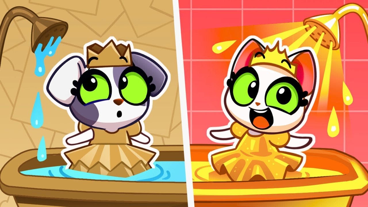 Rich VS Broke Princess | Cardboard Makeover Challenge | Kids Cartoons ...
