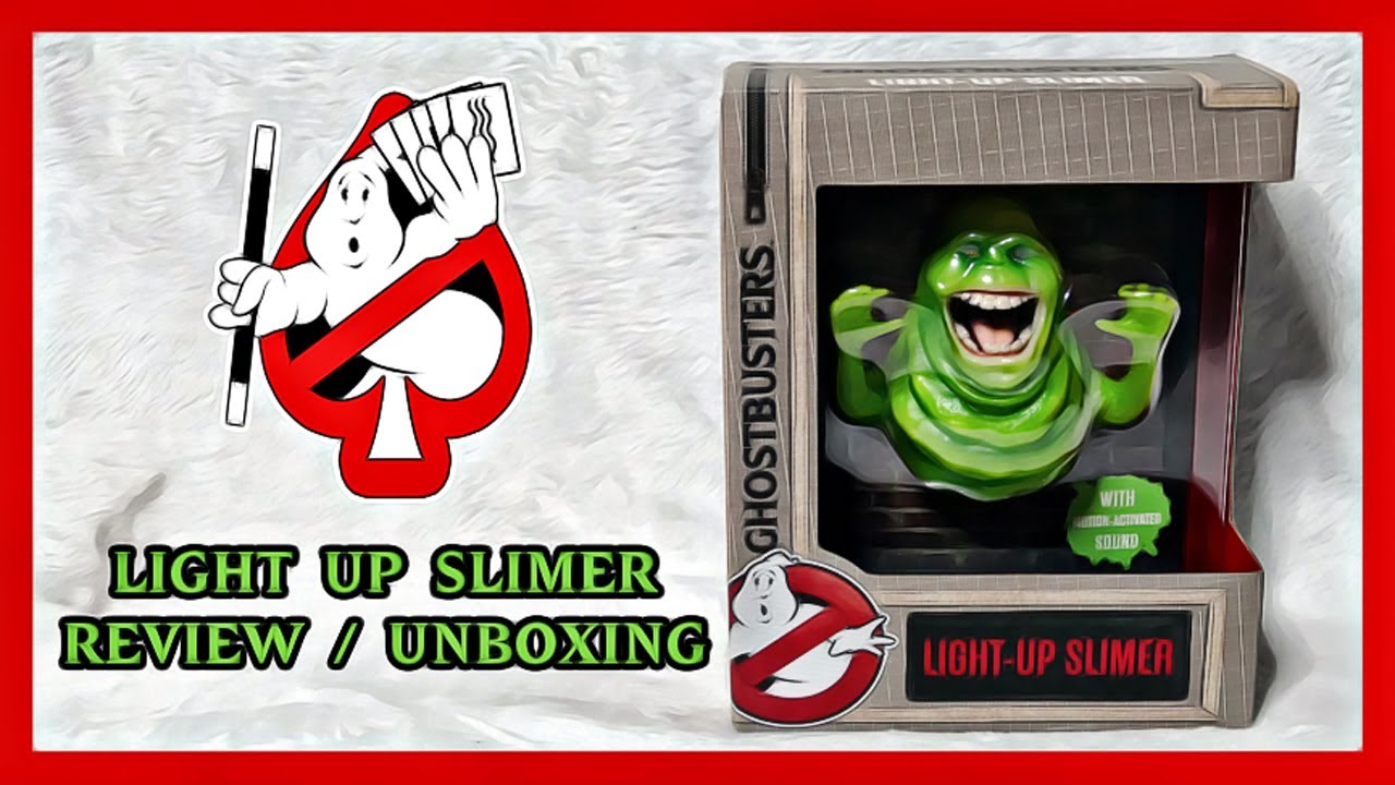 Ghostbusters Light-up Slimer by Running Press - Unboxing / Review - YouTube