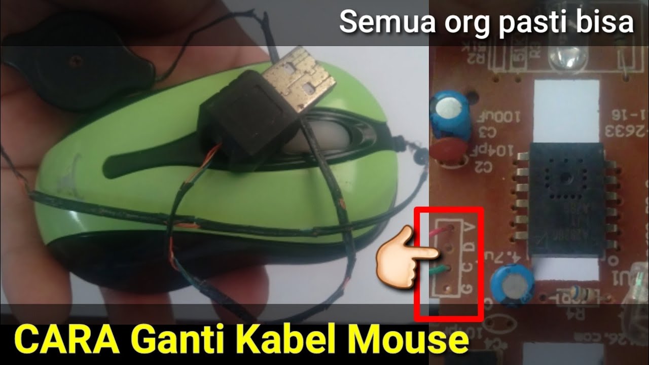 Cara Ganti Kabel Mouse dengan Kabel Charger - YouTube