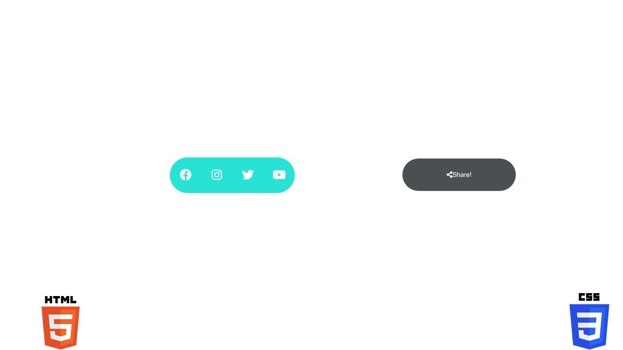 How to create Share Button with Animation || - YouTube