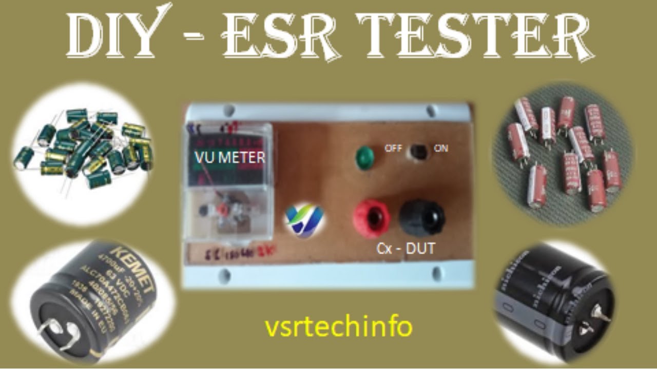 ESR Tester | ESR METER | Analog ESR Tester | DIY Project - YouTube