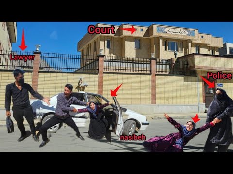 The lawyer and Vahid appeared in court to issue a verdict in Nussiba crime case against her mother.