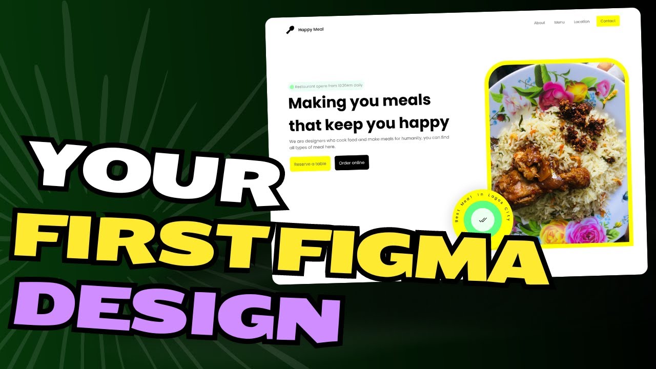 Your First Figma Design : Figma UI3 - YouTube