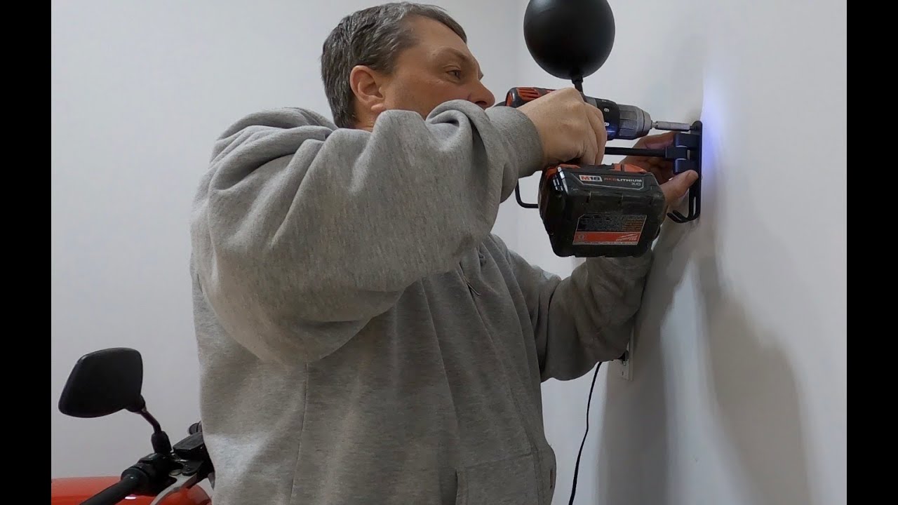 Helmet Rack Install For My Harley Davidson And Bilt Motorcycle Helmets ...