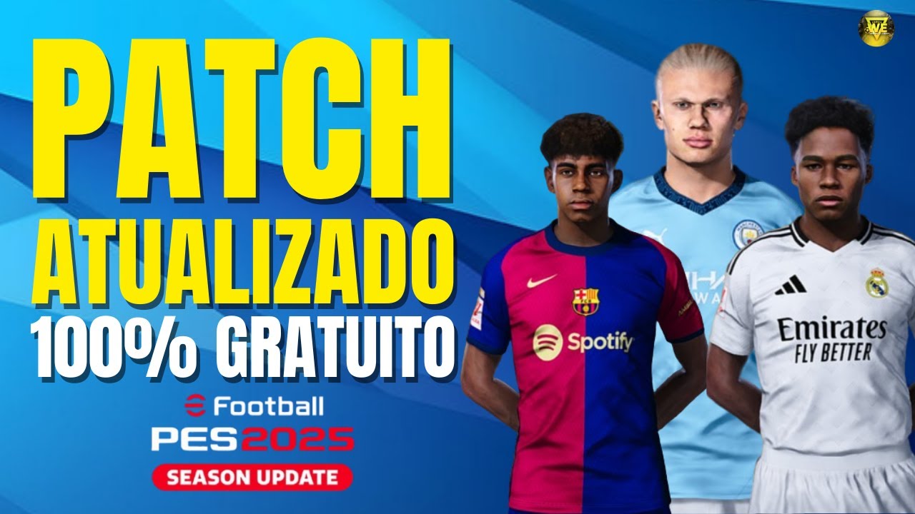 PATCH PES 2021 ATUALIZADO TEMPORADA 2025 COM PLACARES REAIS, FACES E ...
