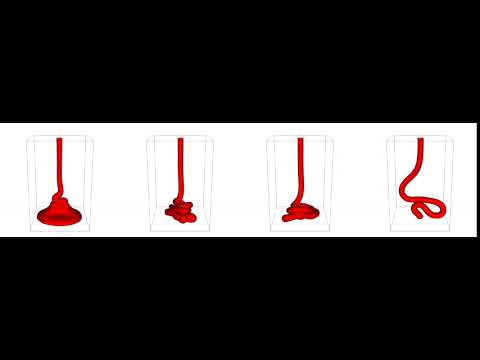 Jet buckling simulations (VOF-PLIC interface reconstruction) - YouTube