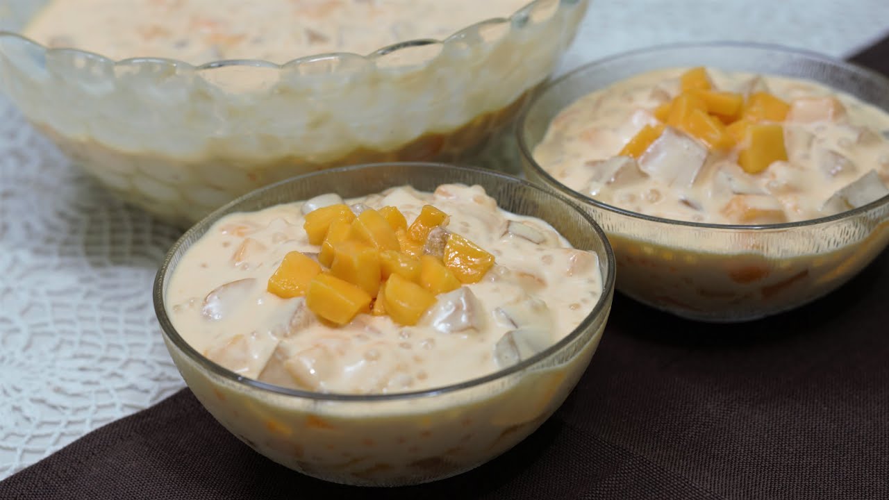 Mango Sago Jelly - YouTube