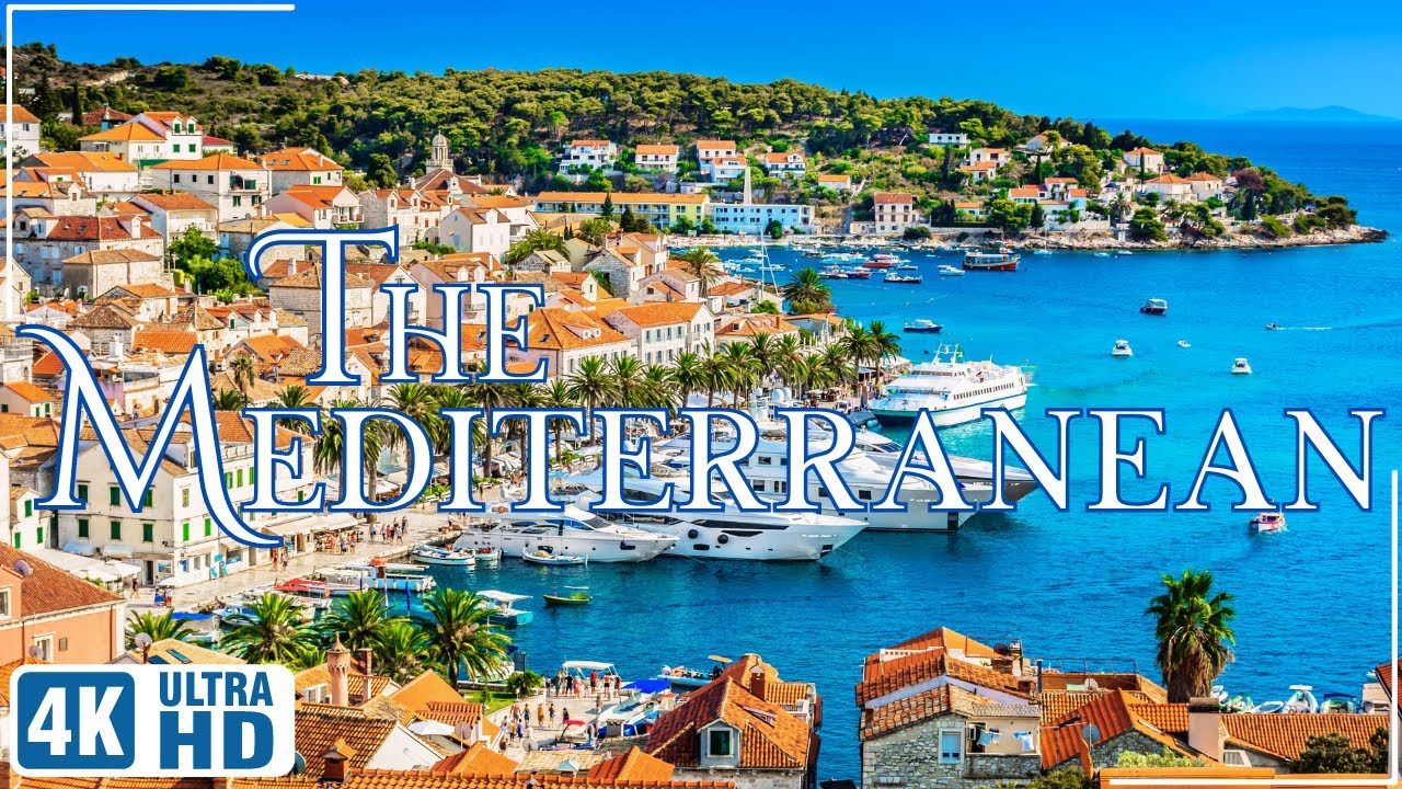 Mediterranean in 4K | Relaxing Scenery | Calming Music | Mediterranean ...
