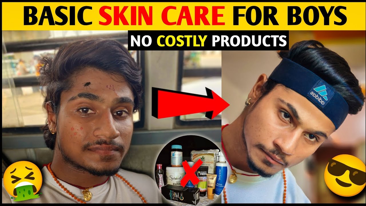 5 Minutes Skin Care Routine Every Boy Needs! 🥰| For Students | No ...