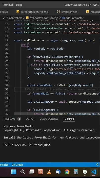 Stop Scrolling in Vs Code, Change A New Function #vscode @CodeWithHarry #css #dsa #javascript ...