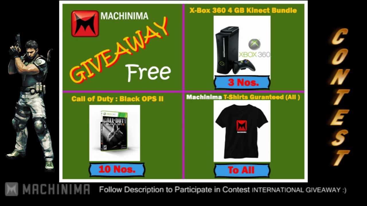 Machinima Giveaway!!! 2 Xbox 360 ♡ 10 Black ops 2 Games ♡ Guranteed ...