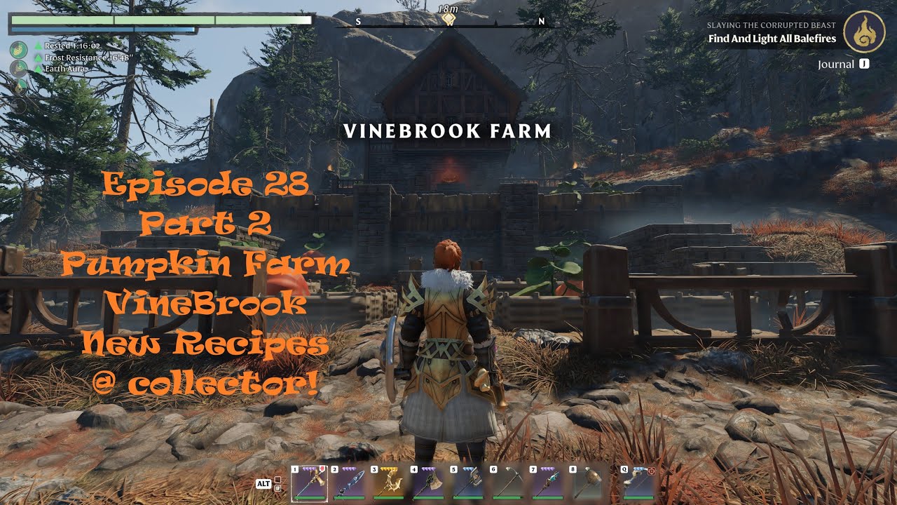 Enshrouded 2024 VINEBROOK PUMPKIN FARM - YouTube