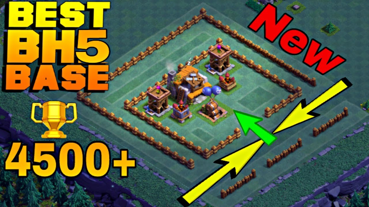 BUILDER HALL 5 (BH5) BASE LAYOUT | BEST BH5 BASE COC | CLASH OF CLANS ...