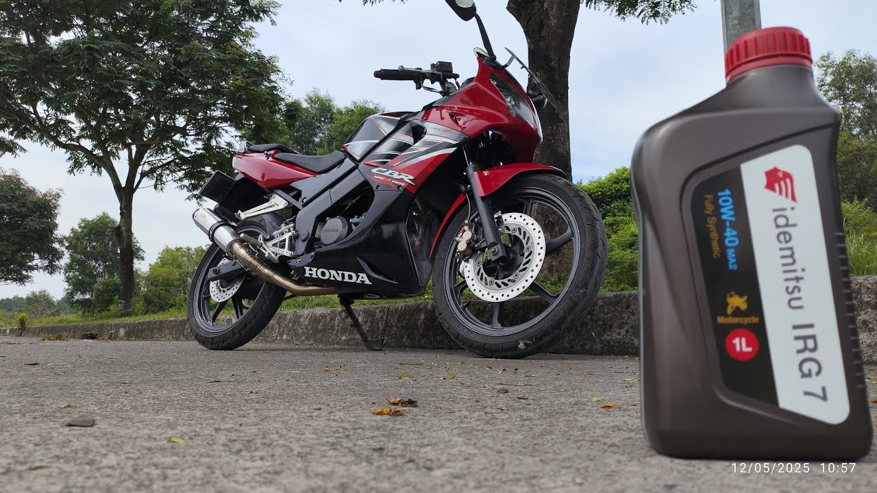 FULL REVIEW OLI RACING IDEMITSU IRG7 UNTUK HARIAN DAN TOURING #cbrold #idemitsu - YouTube