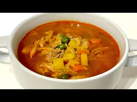 Şifalı ve Nefis 📌 Kış Ayların Vazgeçilmez Bol Sebzeli Ve Tel Şehriyeli Tavuk Çorba
