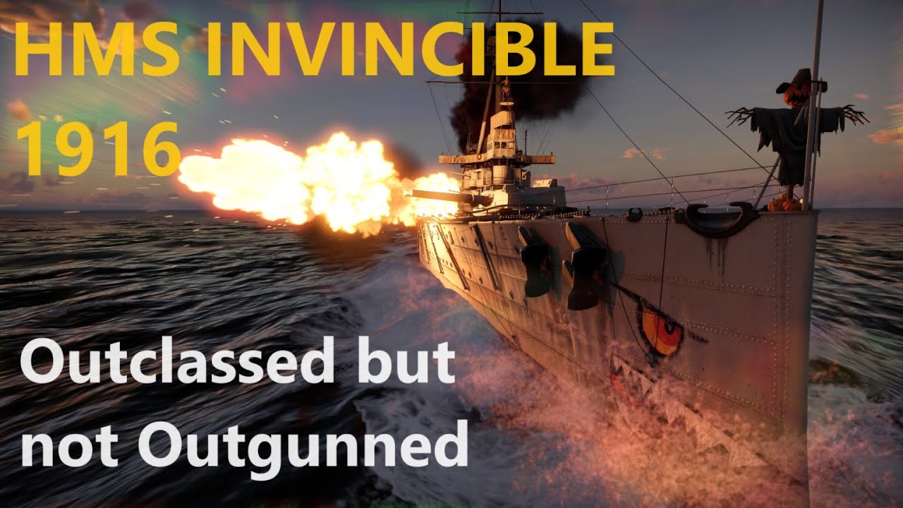 Historically inaccurate Battlecruiser Experience - HMS Invincible | War Thunder - YouTube