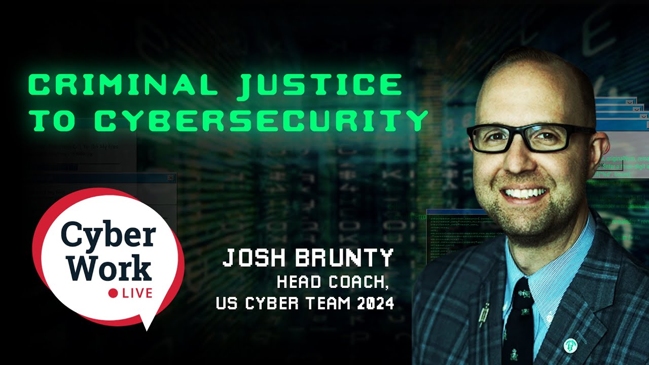 Moving from criminal justice to cybersecurity | Cyber Work Live - YouTube
