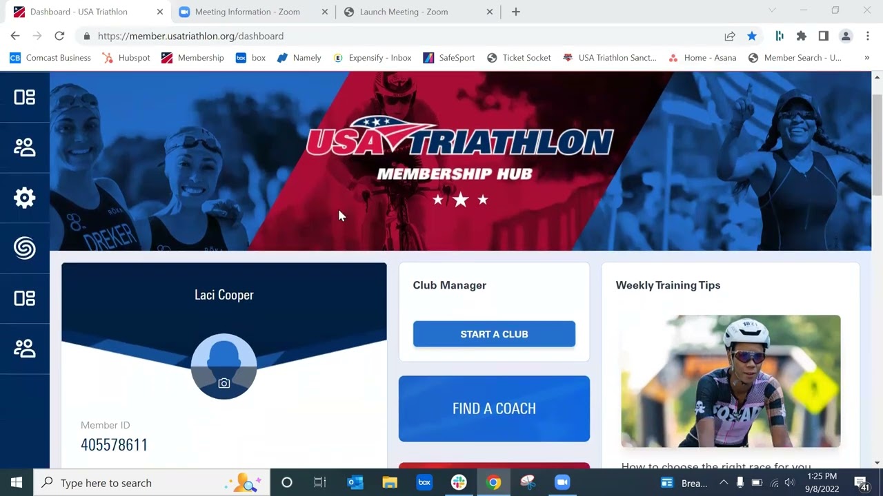 USA Triathlon Membership: Downloading Your Digital Member Card - YouTube