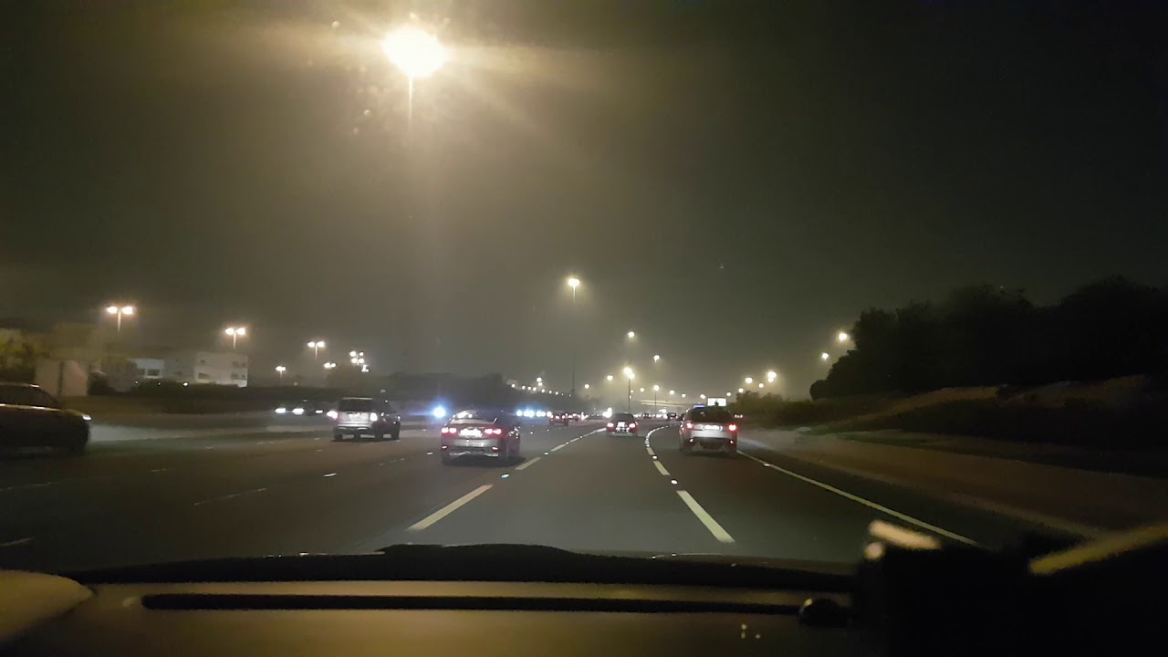 Kuwait night time road lights #Kuwait - YouTube