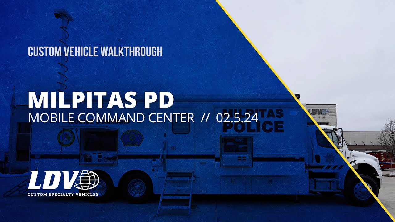 Milpitas PD (CA) Mobile Command Center - YouTube