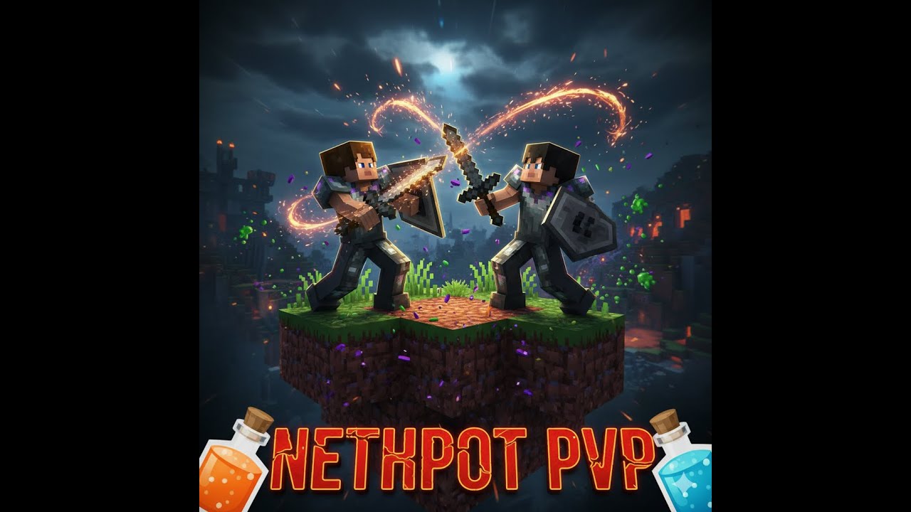 playing nethpot pvp after 1 month #gameplay #minecraft #pvp # ...