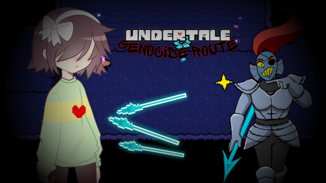 Undertale on Genocide route Part III • The battle with Undyne ...