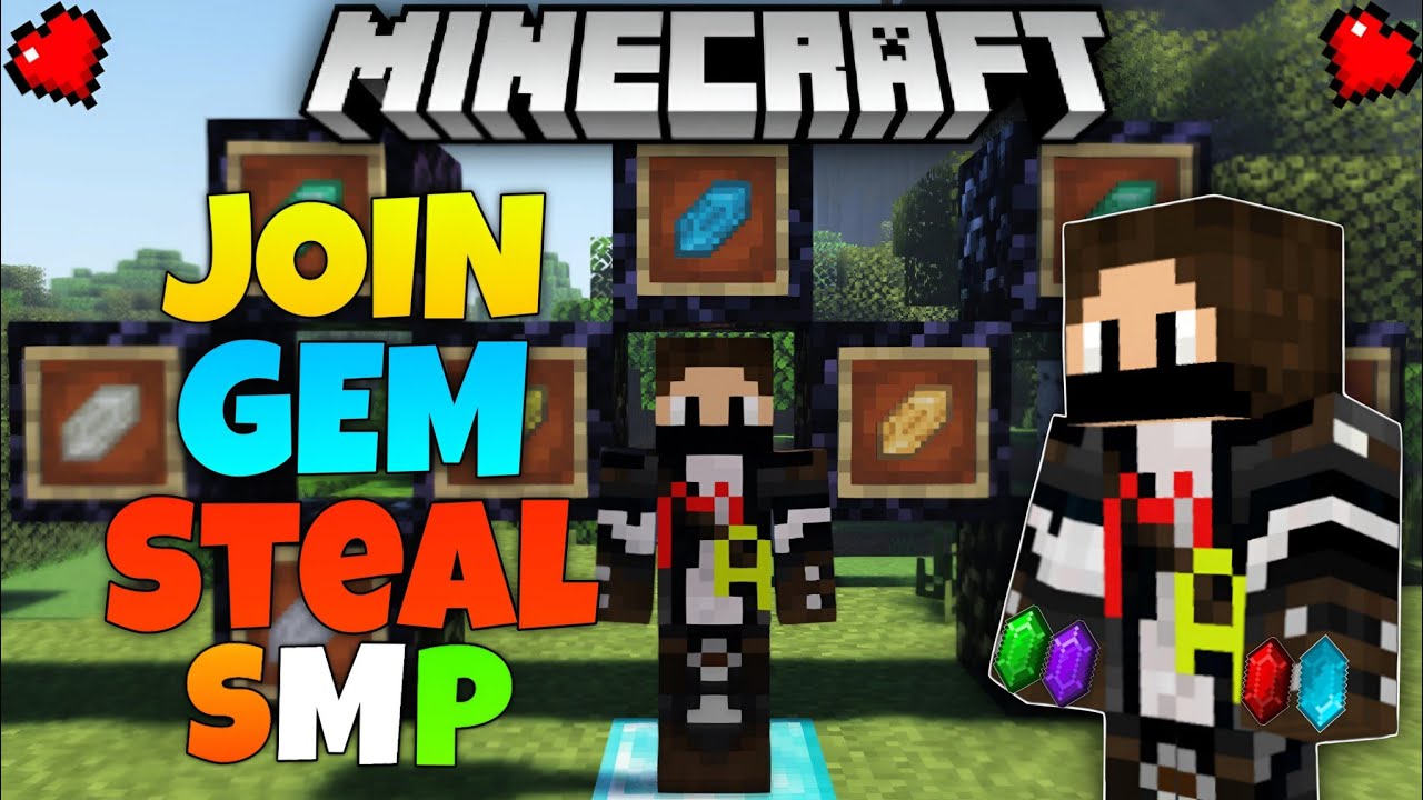 Join And Play Best Gem Steal Smp | Public Gem Steal Smp For Mcpe + Java ...