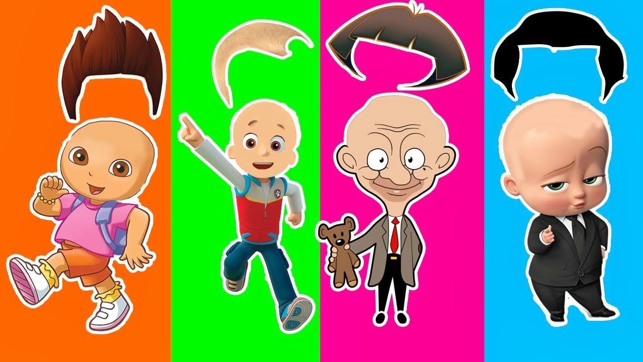 Wrong Hairs Boss Baby Dora The Explorer Mr Bean Ryder Finger Family ...