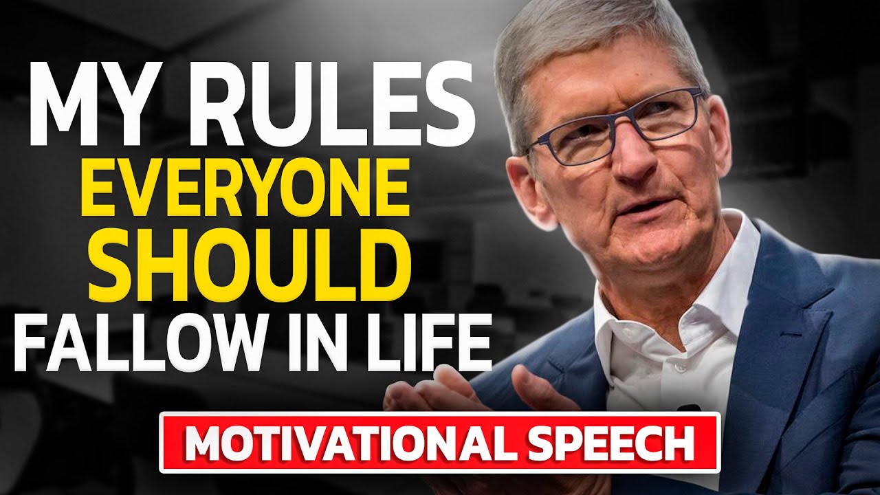 The Most Eye Opening 5 Minutes Of Your Life | TIM COOK MOTIVATIONAL ...