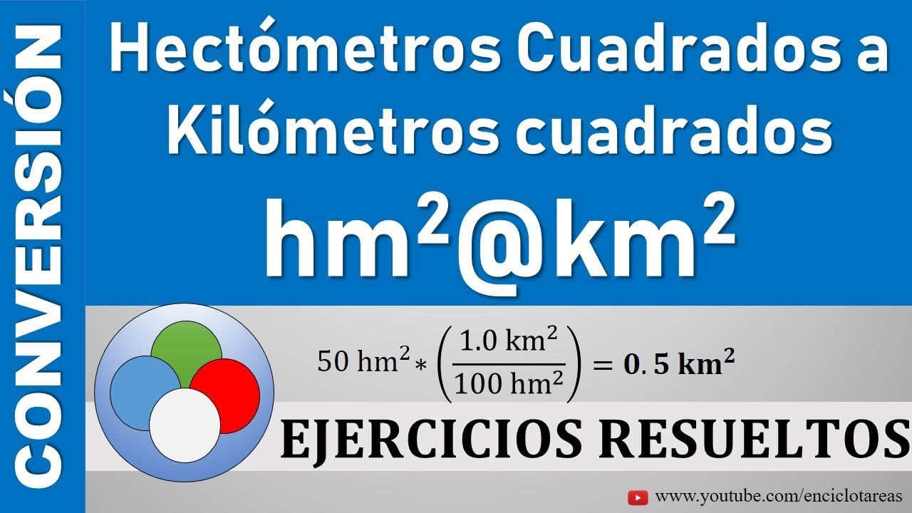 Conversi n De Hect metros Cuadrados A Kil metros Cuadrados hm2 A Km2