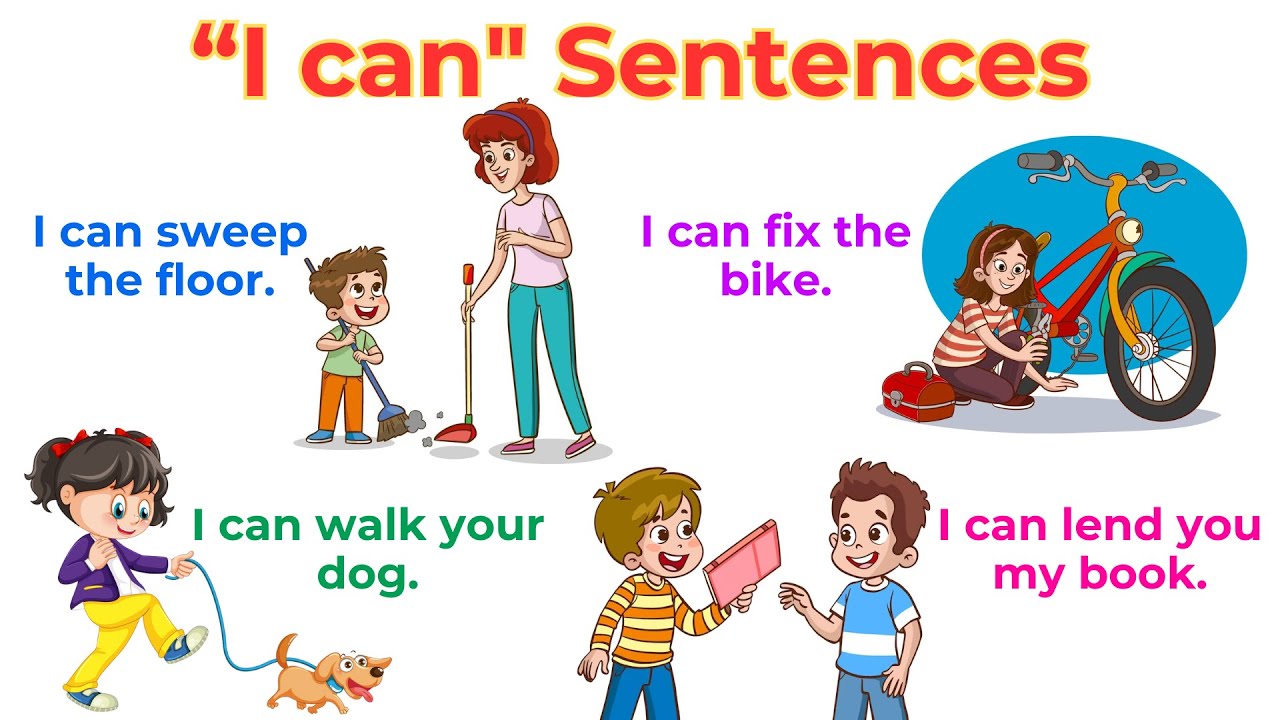 “I can" Sentences | English Speaking For Beginner Daily English ...