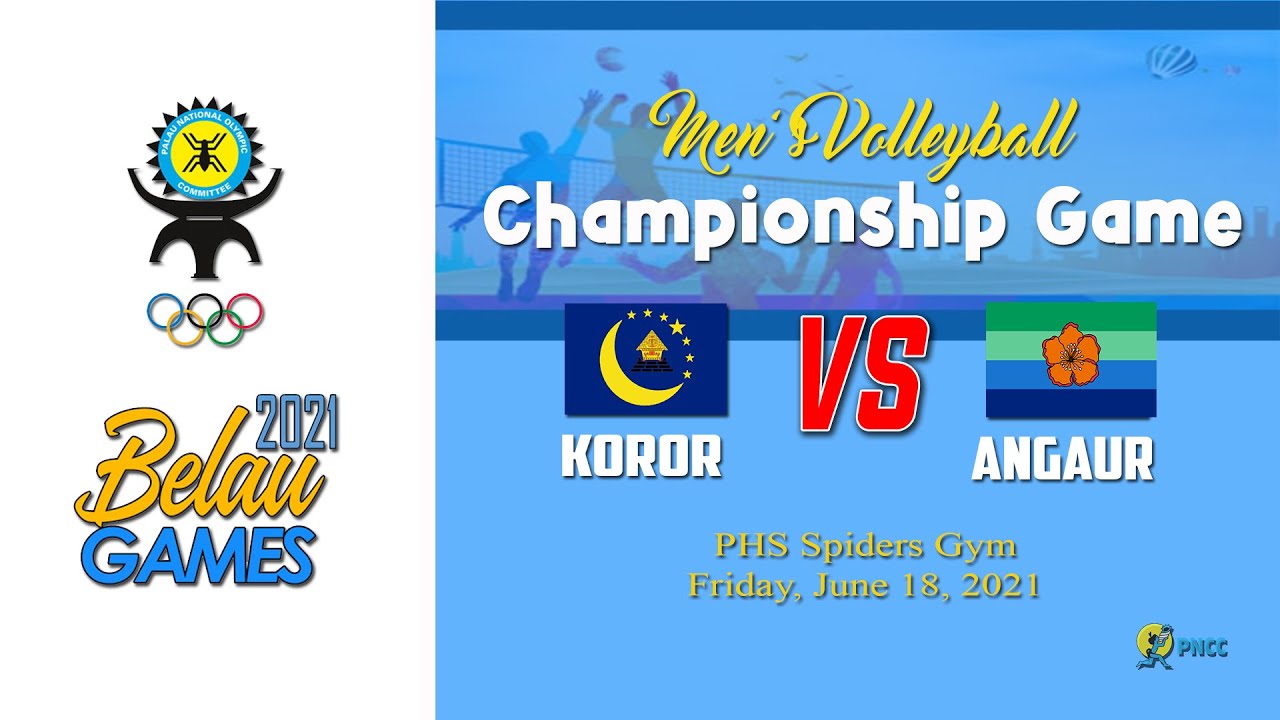 Belau Games 2021 Men's Volleyball Championship Game - YouTube