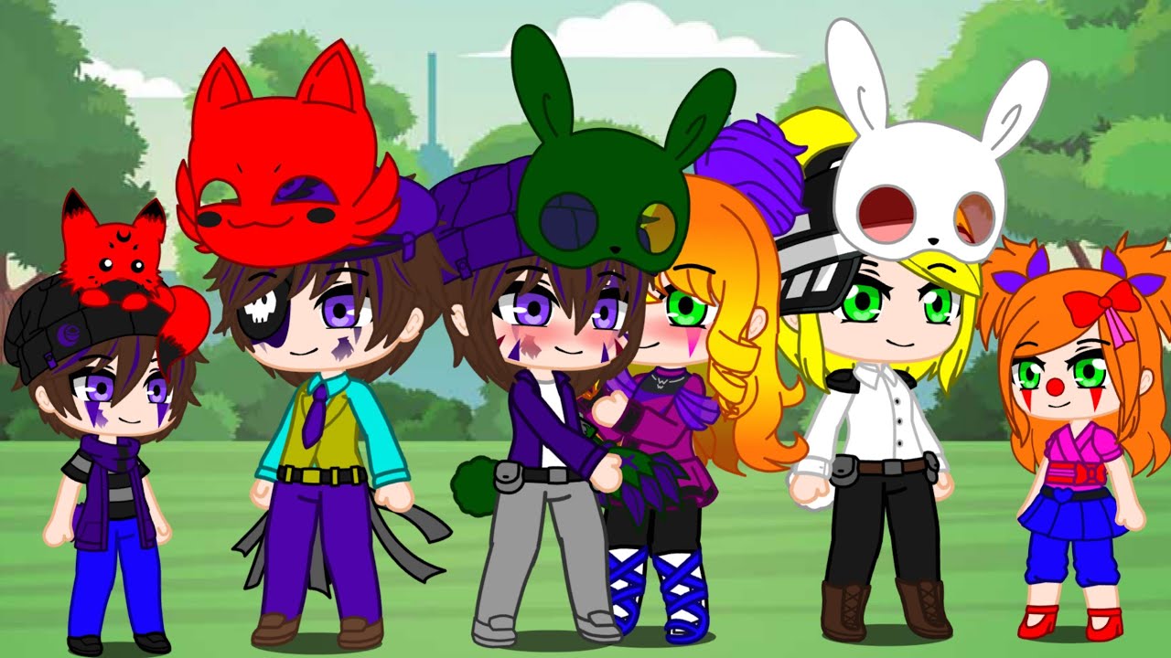 Afton family tree. gacha fnaf my au - YouTube