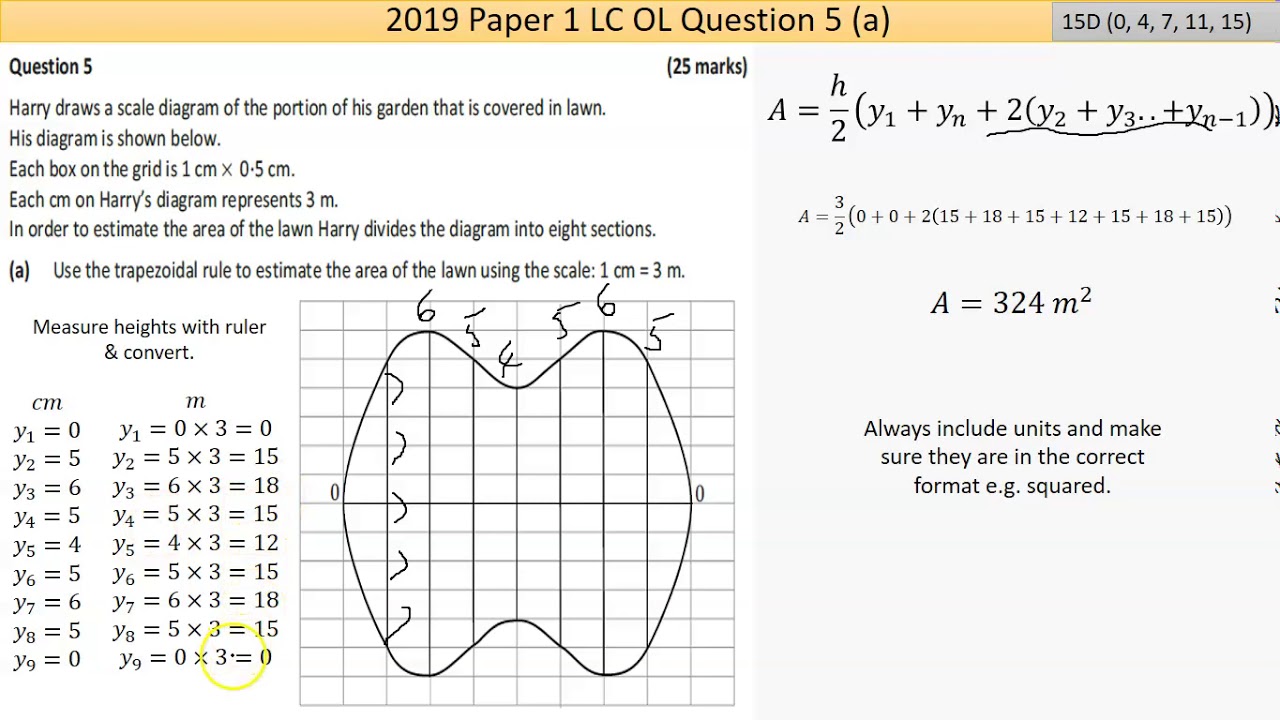 Maths screencast 2019 Paper 1 LC OL Question 5 - YouTube