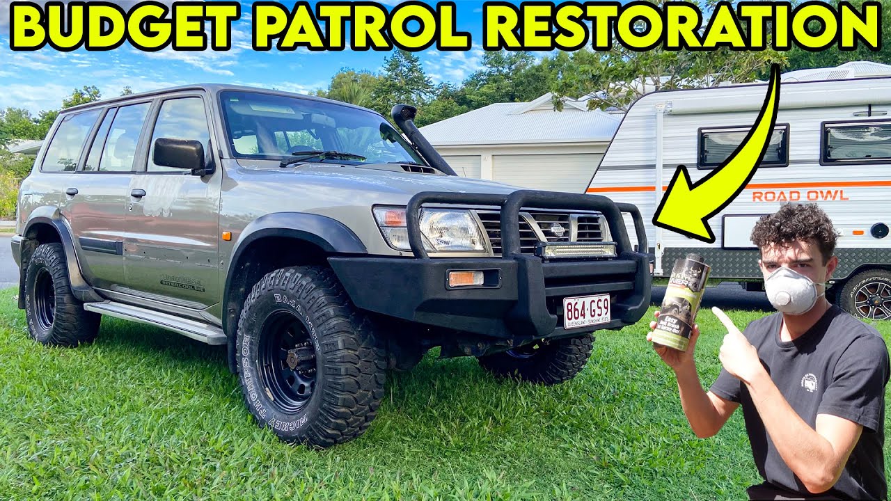Budget Patrol COMPLETE FRONT OVERHAUL // Bully Liner & Lights Install ...