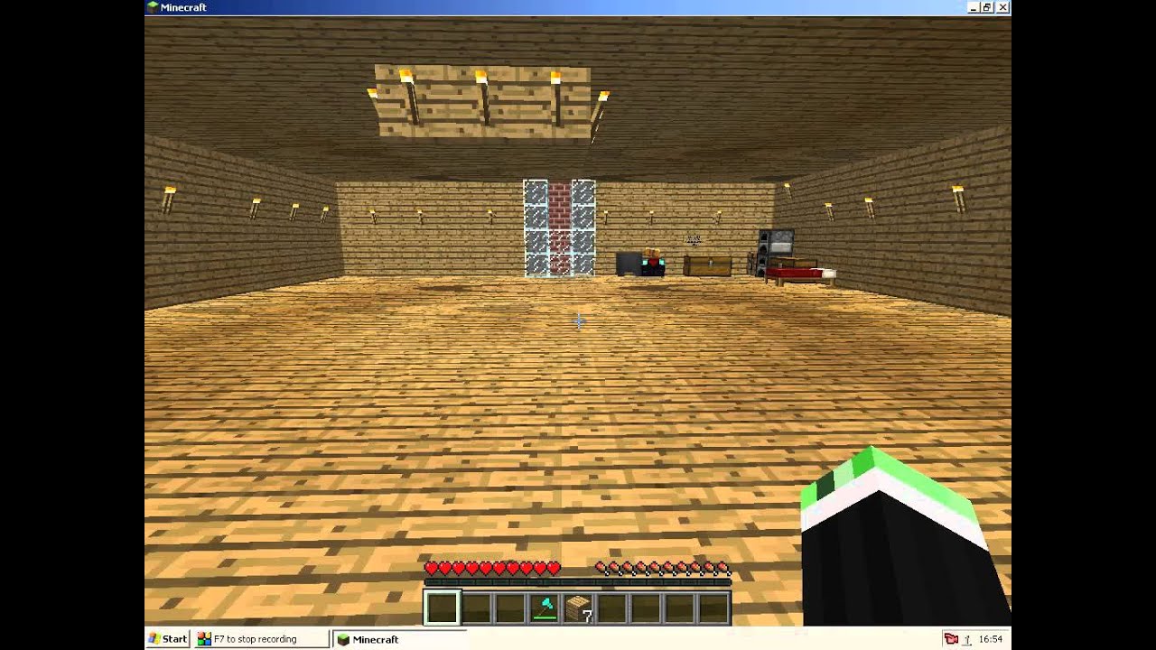 minecraft how to make a working space saving workbench! - YouTube