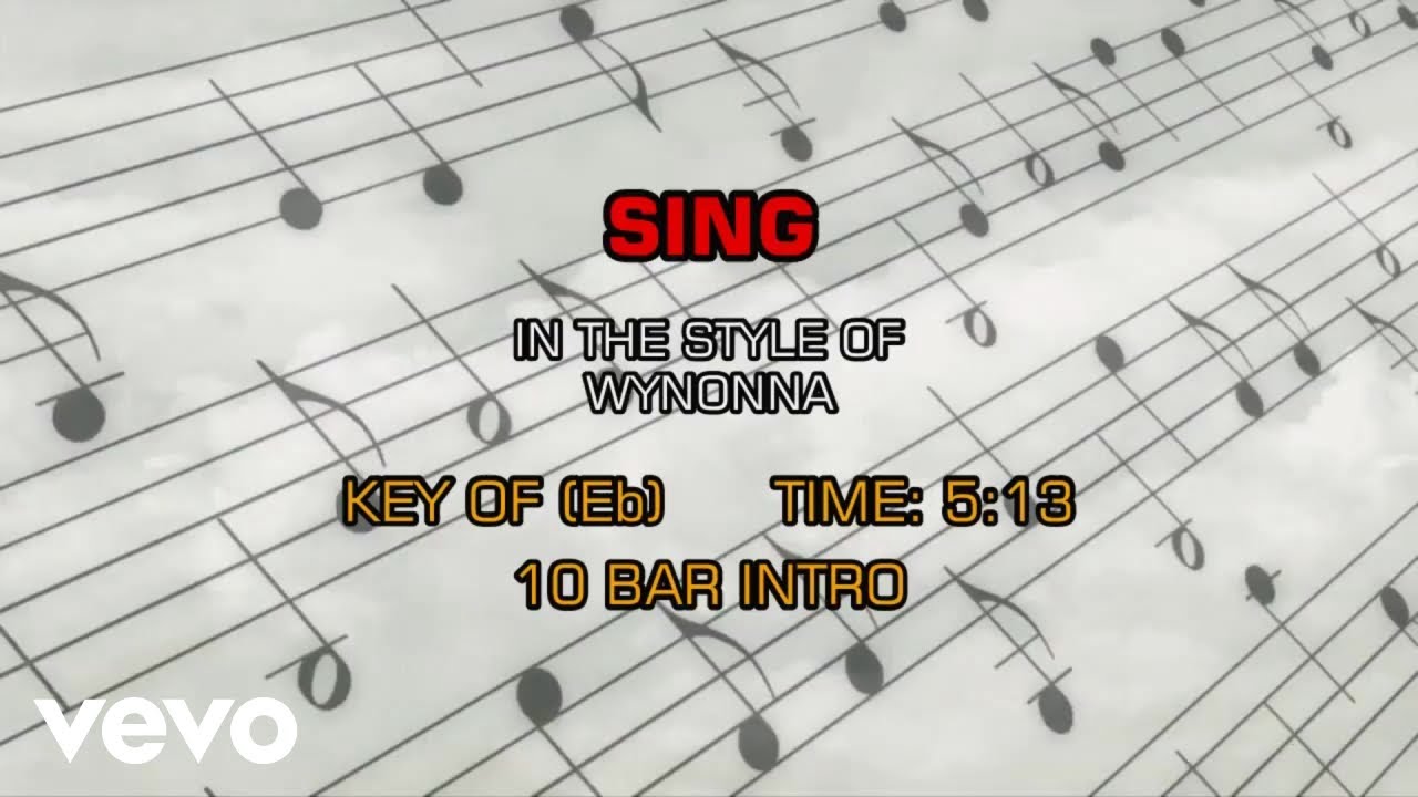 Wynonna - Sing (Karaoke) - YouTube