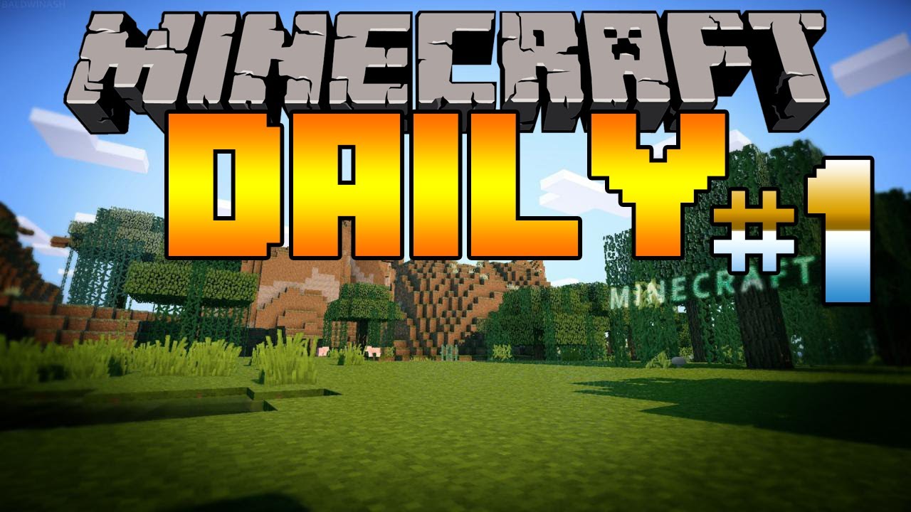 Minecraft Daily - Ep.1 - The Beginning! - A Minecraft Lets Play! - YouTube