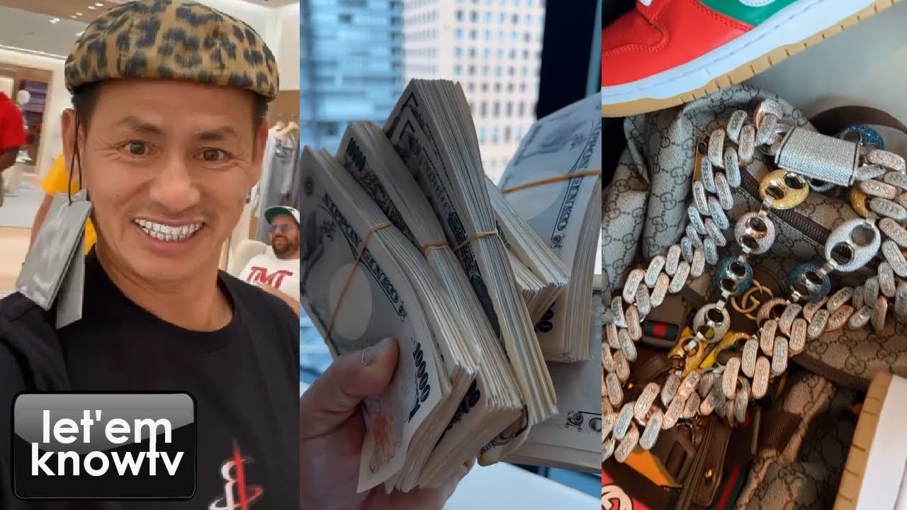 Johnny Dang Flexing Crazy Jewelry And Cash As He Goes Shopping In Japan ...