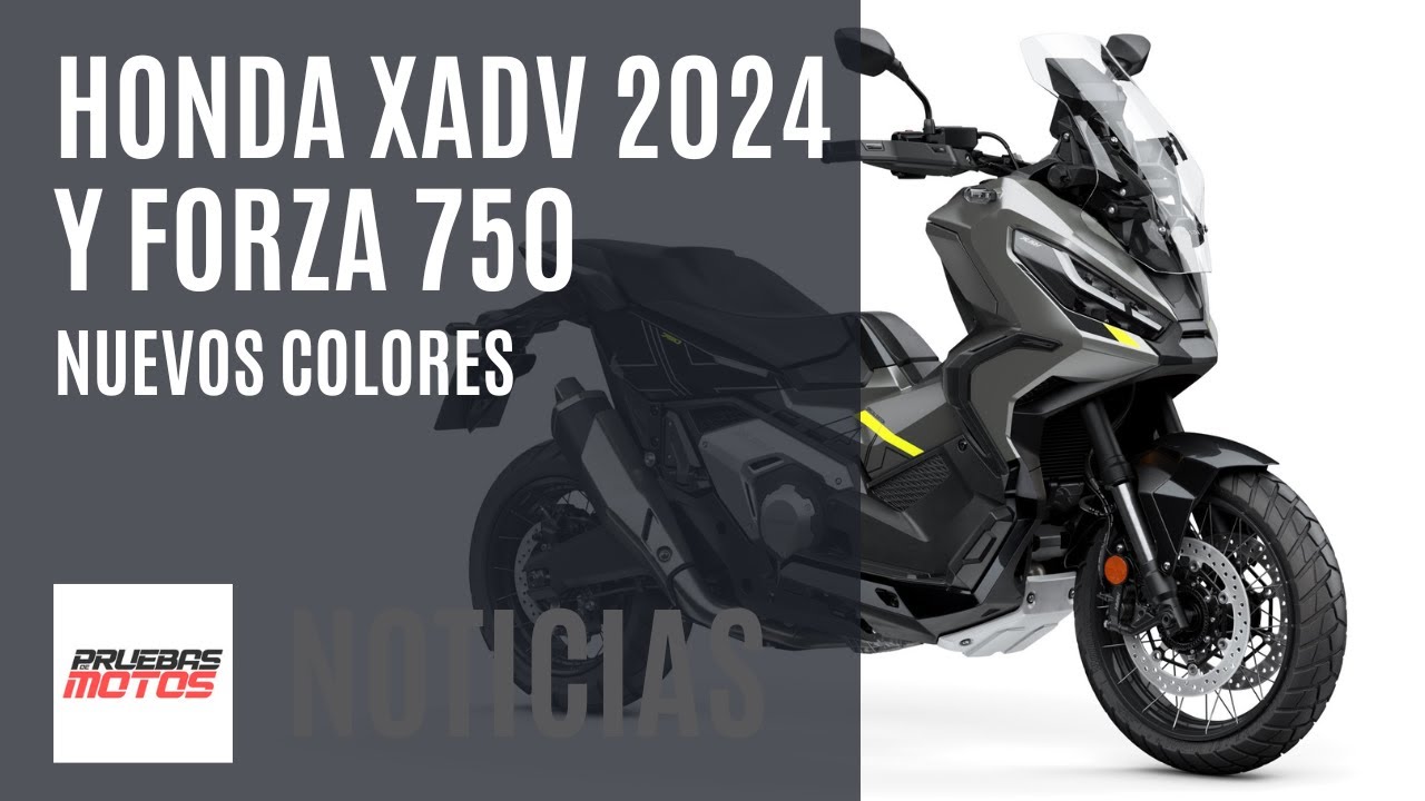 Honda XADV y Forza 750 llegan con nuevos colores en 2024 - YouTube